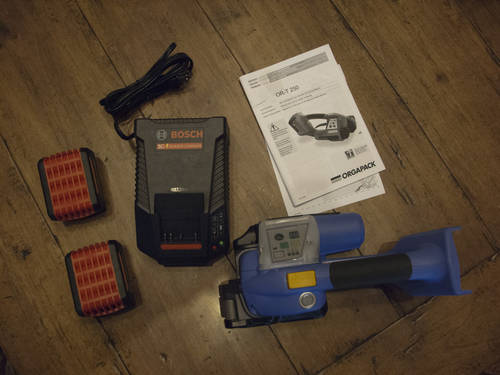 Omsnoeringen : Omsnoeringsmachine Orgapack ORT-250